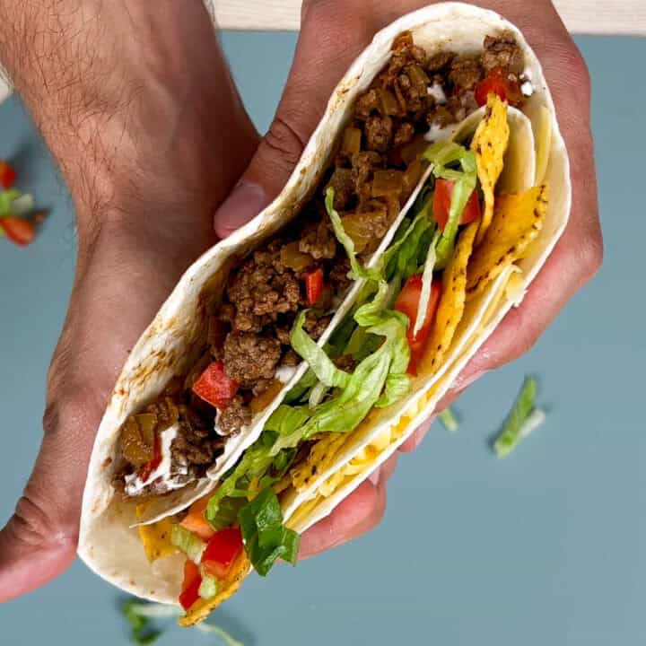 Healthy Crunchwrap Supreme (Folding Hack) - Better Cheat Meals
