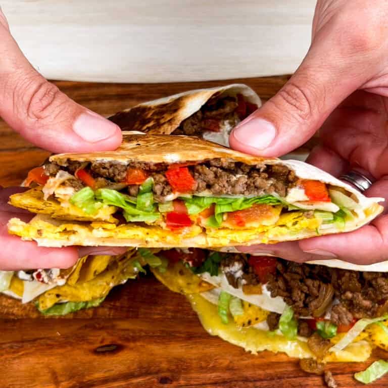 Healthy Crunchwrap Supreme (Folding Hack) - Better Cheat Meals