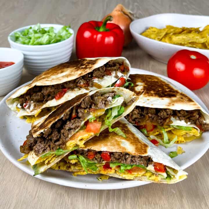 Healthy Crunchwrap Supreme (Folding Hack) - Better Cheat Meals