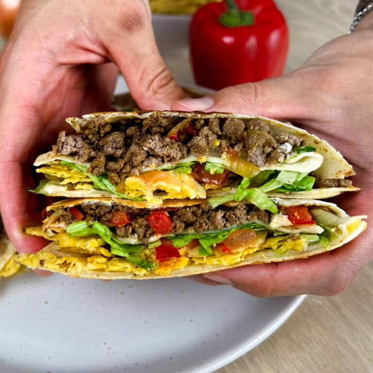 Healthy Crunchwrap Supreme (Folding Hack) - Better Cheat Meals