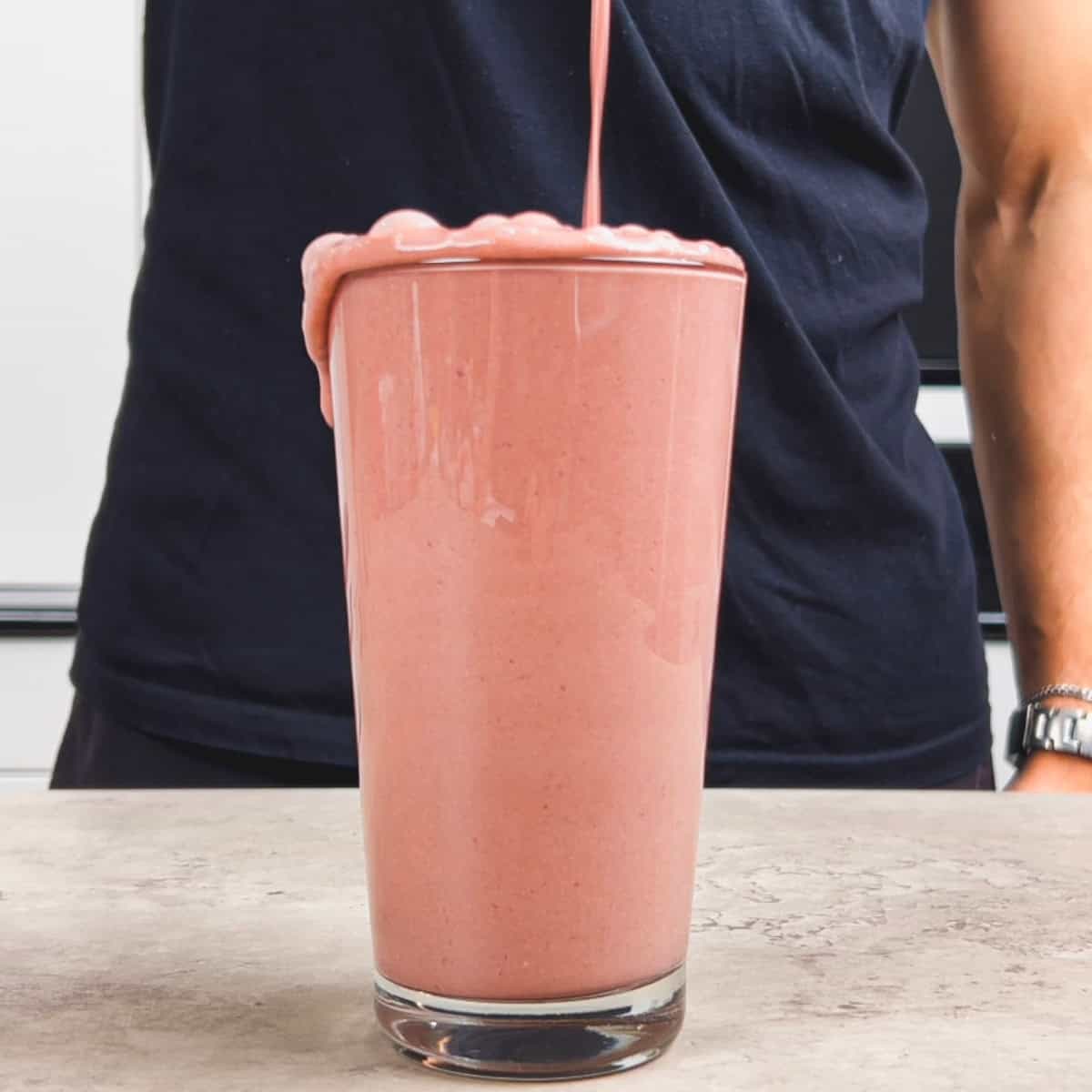 Chocolate Strawberry Protein Shake - Better Cheat Meals