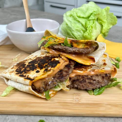 Cheeseburger Wrap [Viral Folding Hack] - Better Cheat Meals