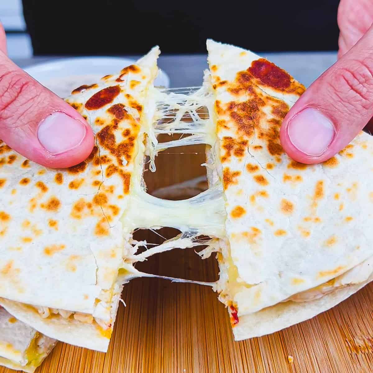 Cheesy Chipotle Chicken Quesadilla - Better Cheat Meals