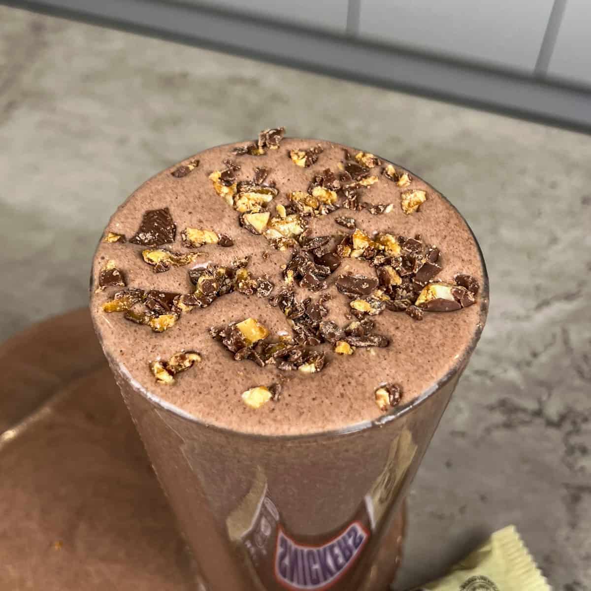Snickers Bulking Protein Shake - Better Cheat Meals