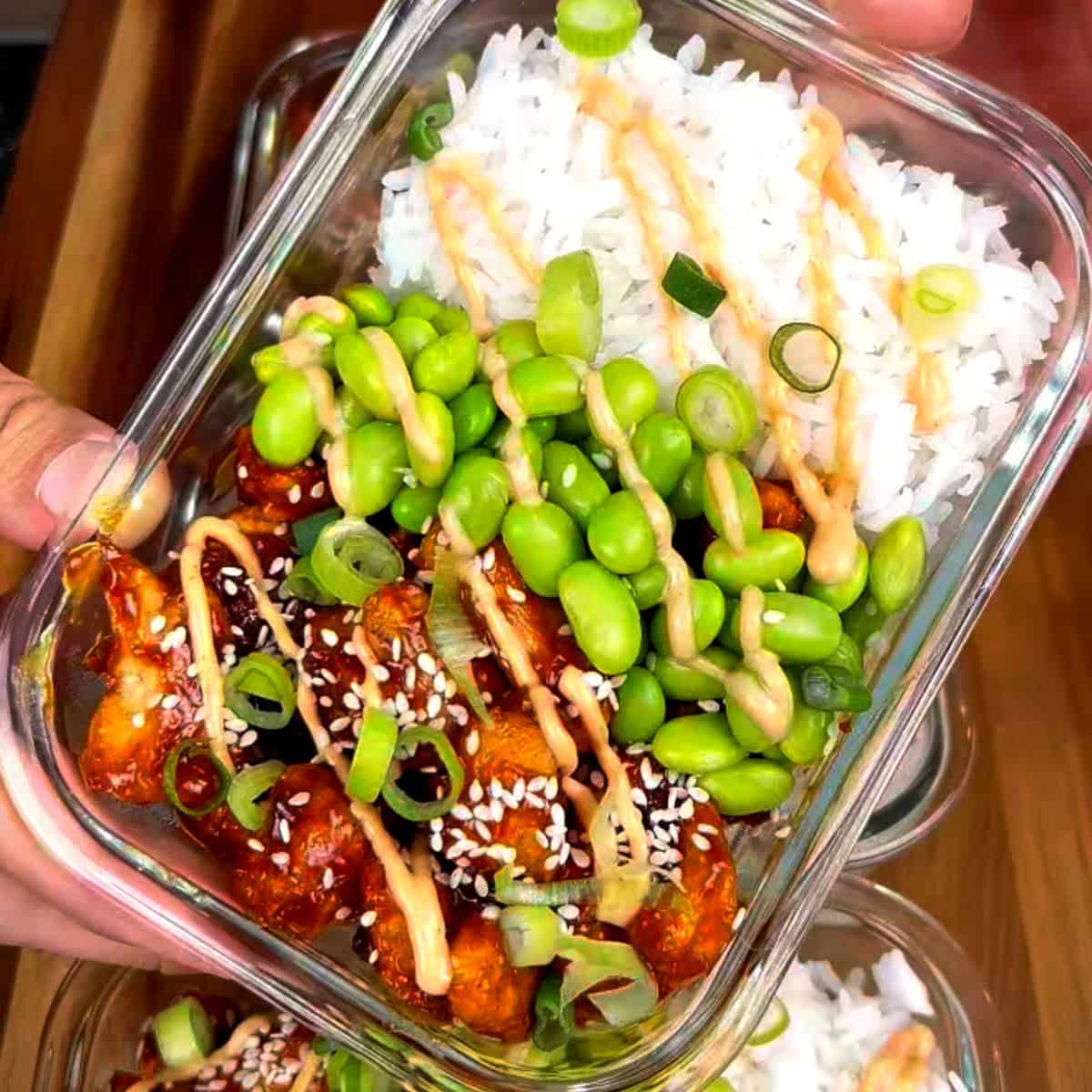 Korean BBQ Popcorn Chicken & Rice - Better Cheat Meals