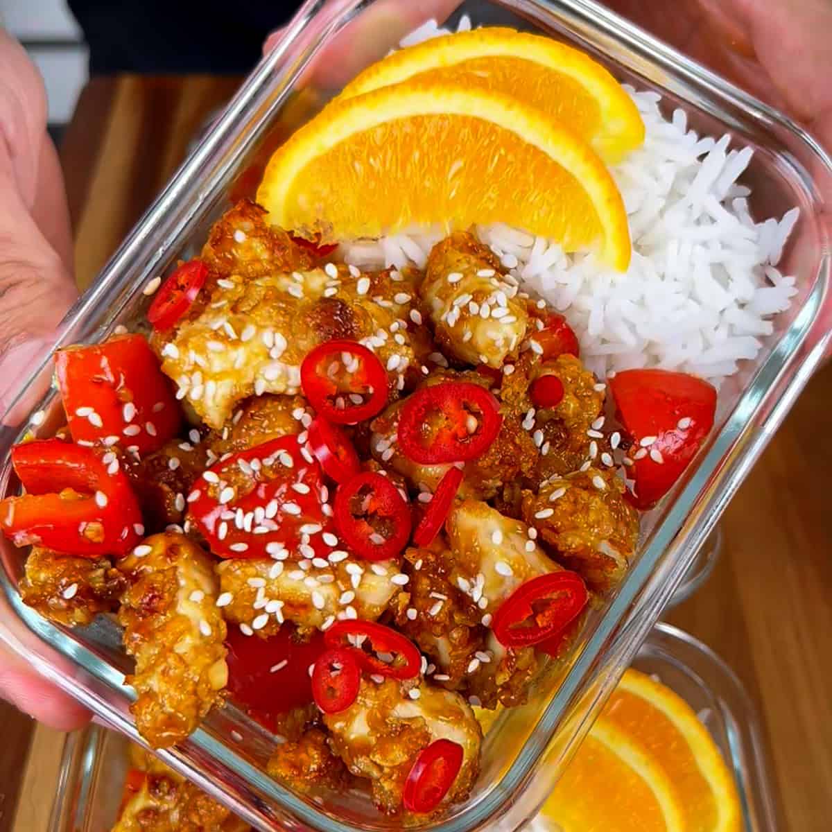 Crispy Orange Chicken & Rice - Better Cheat Meals